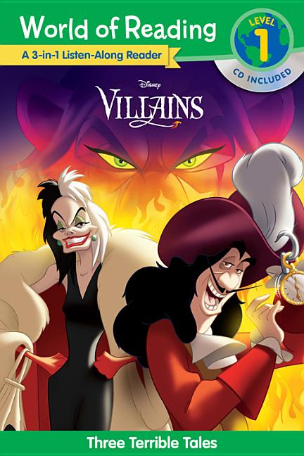 World of Reading Villains 3-In-1 Listen-Along Reader: 3 Terrible Tales ...
