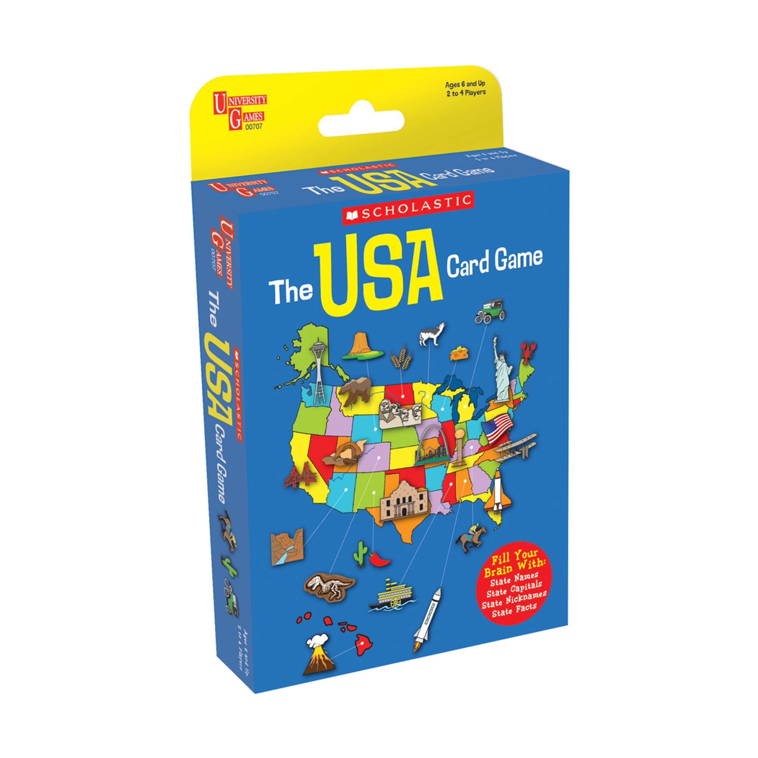 Scholastic - The USA Card Game Tuck Box - Literati School Store