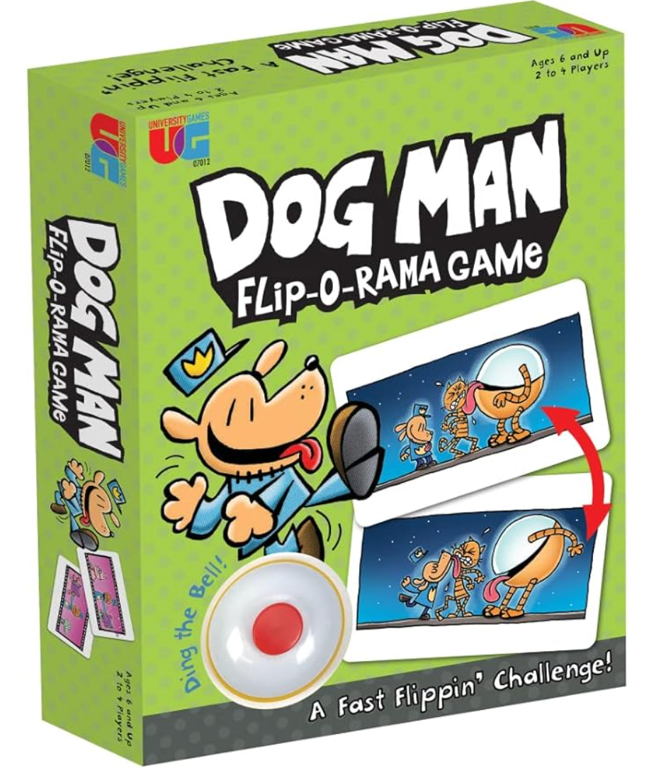 Dog Man Flip-O-Rama Game - Literati School Store