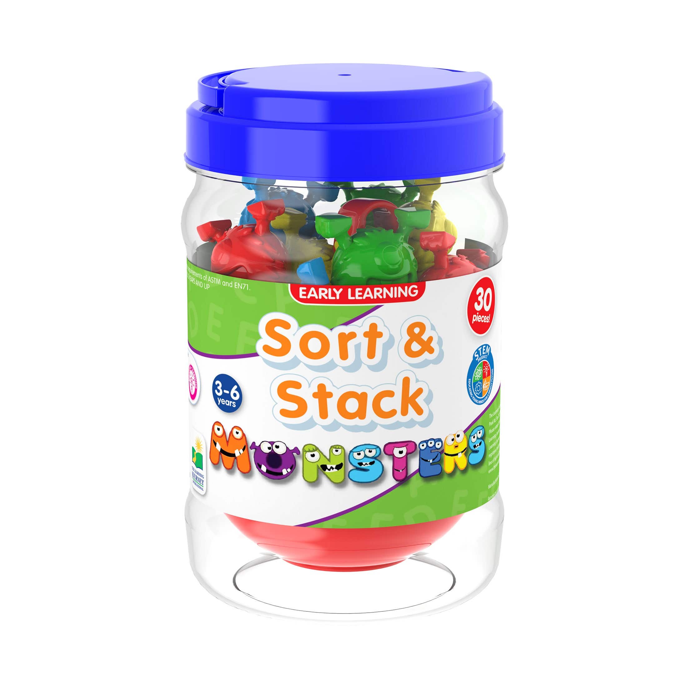 Early Learning - Sort & Stack Monsters - Literati School Store
