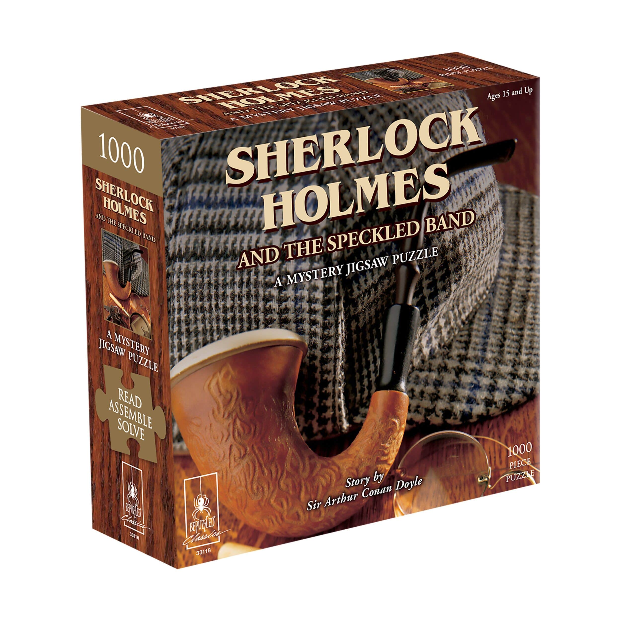 Sherlock Holmes and the Speckled Band Classic Mystery Jigsaw Puzzle ...