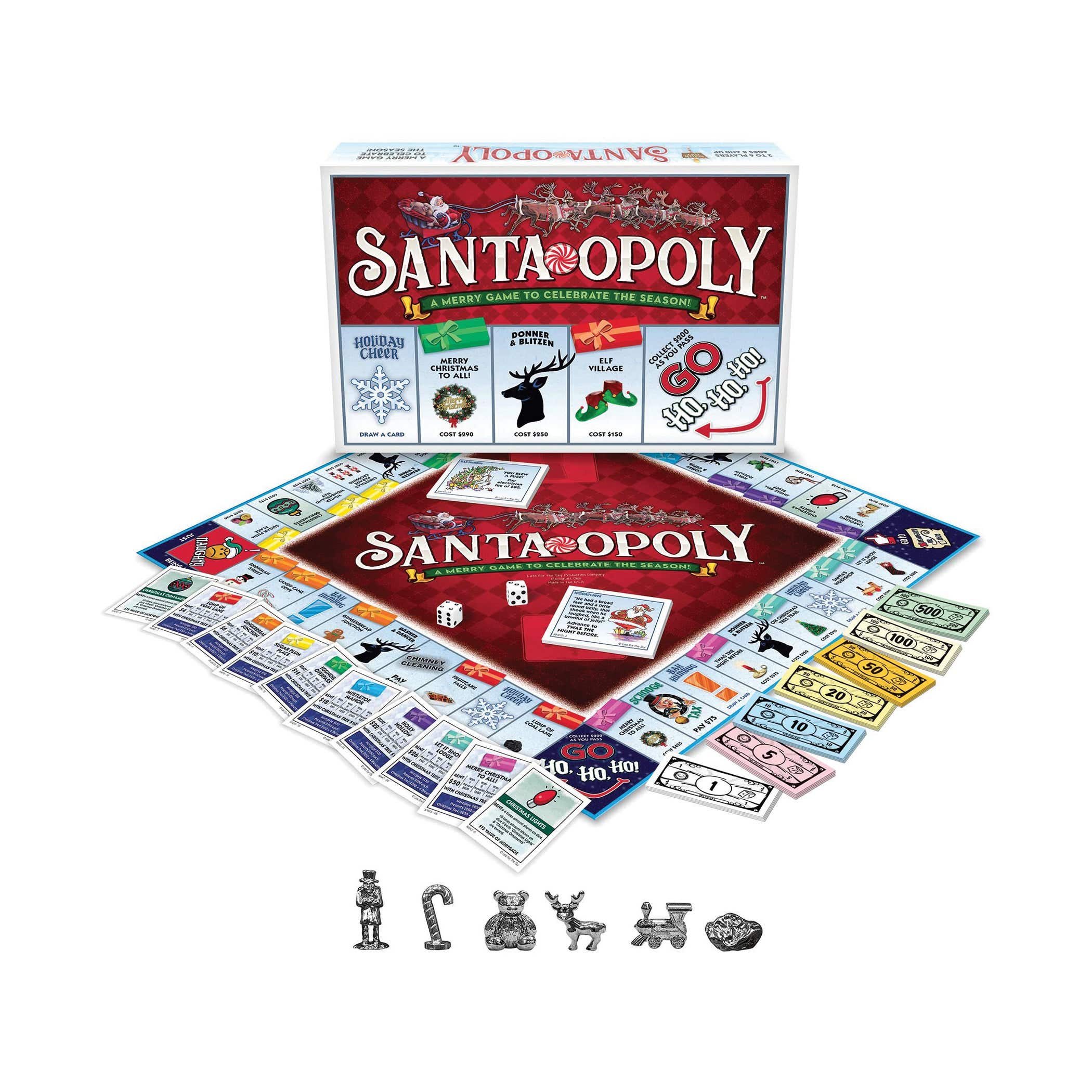 Santa-Opoly Board Game - Literati School Store